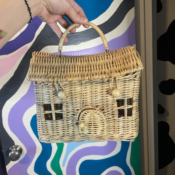 Bags | Wicker House Bag | Poshmark